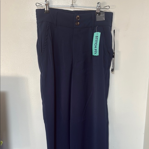 Dictionary | Pants & Jumpsuits | Elegant Blue Trousers With Straightleg ...
